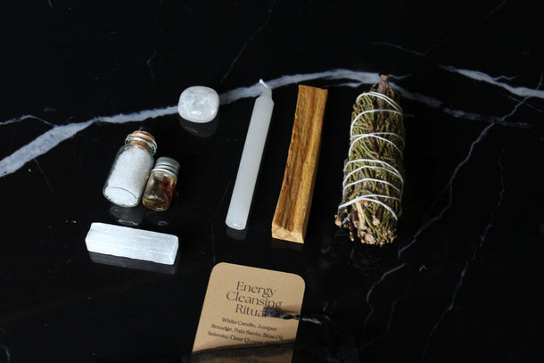 Energy Cleansing Ritual Kit for Meditation | Healing | Renewal – Sacred ...