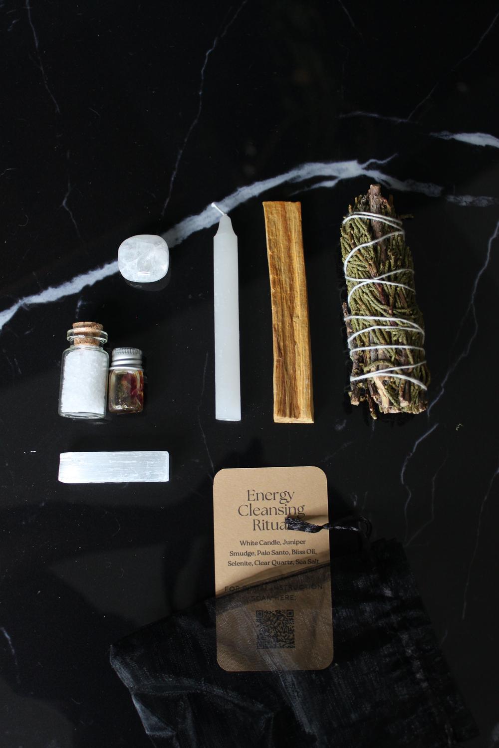 Energy Cleansing Ritual Kit for Meditation | Healing | Renewal – Sacred ...