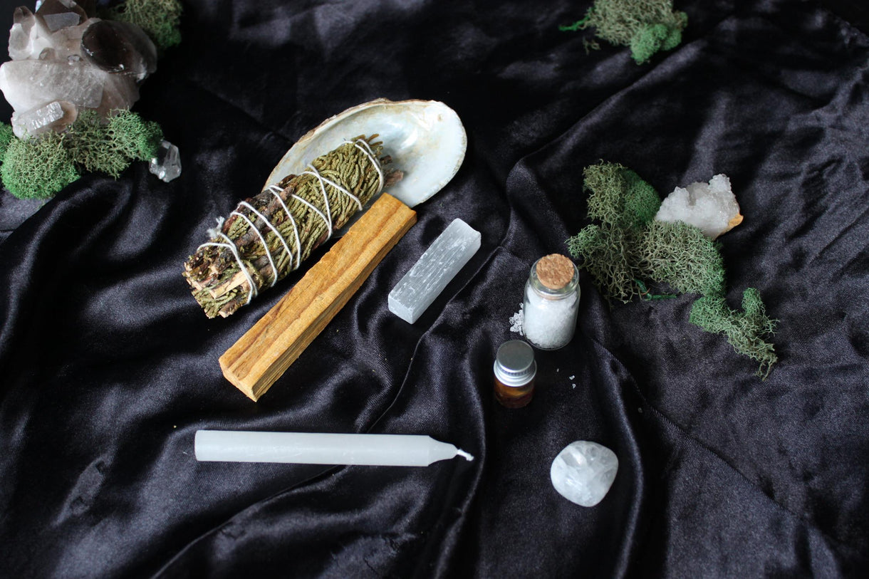 Energy Cleansing Ritual Kit for Meditation | Healing | Renewal – Sacred ...