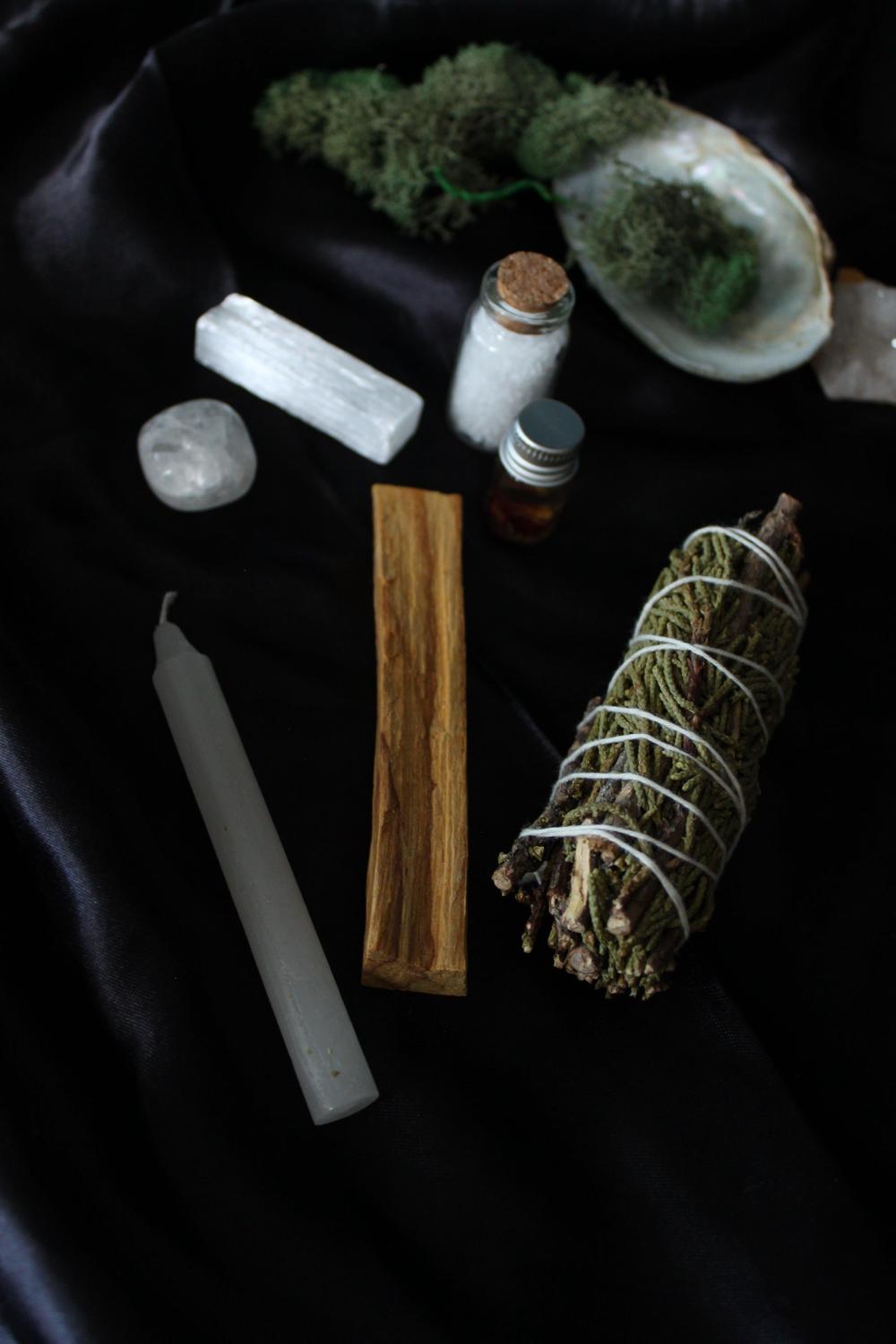 Energy Cleansing Ritual Kit for Meditation | Healing | Renewal – Sacred ...