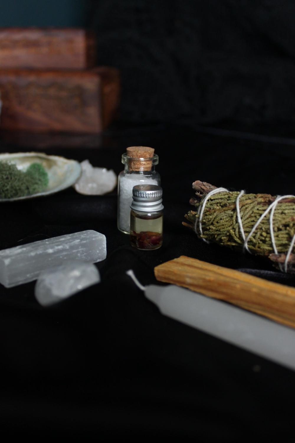 Energy Cleansing Ritual Kit for Meditation | Healing | Renewal – Sacred ...